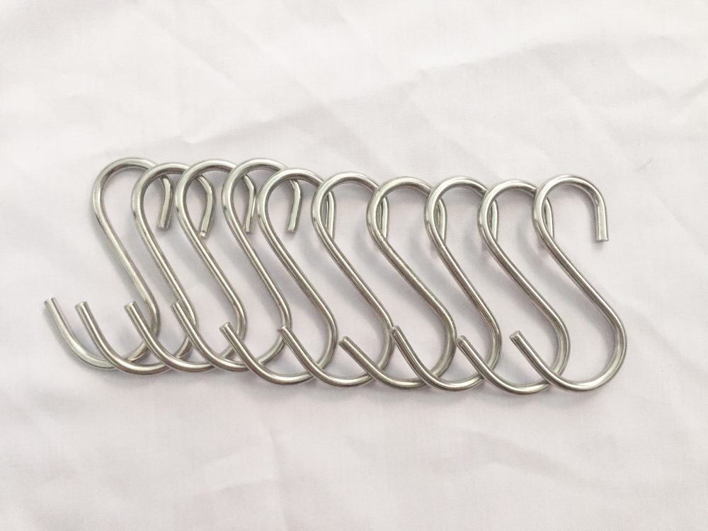 Combo 10 móc inox chữ S đa năng tiện dụng - INOX ĐÌNH PHÁT